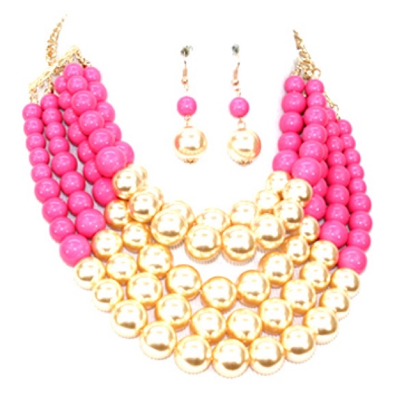 Jewelry | Multi Colored Pearl Necklace Set | Poshmark